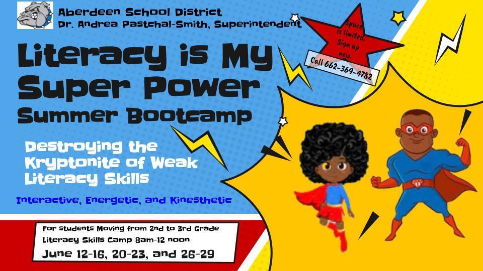 Literacy is My Super Power | Aberdeen School District