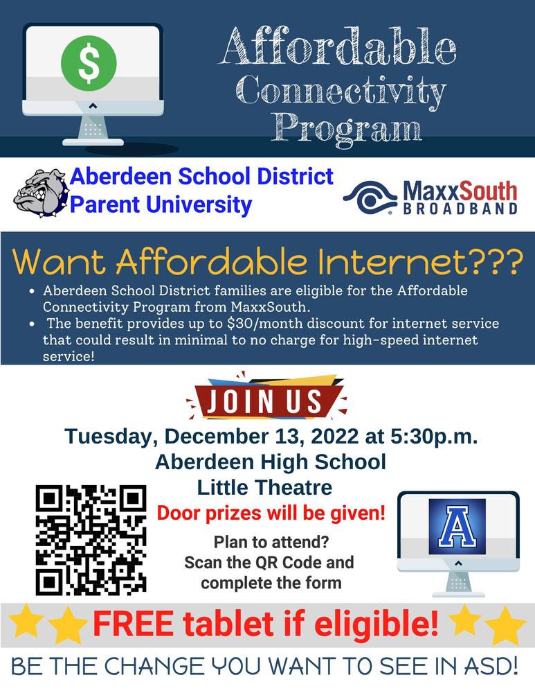 Affordable Connectivity Program | Aberdeen School District